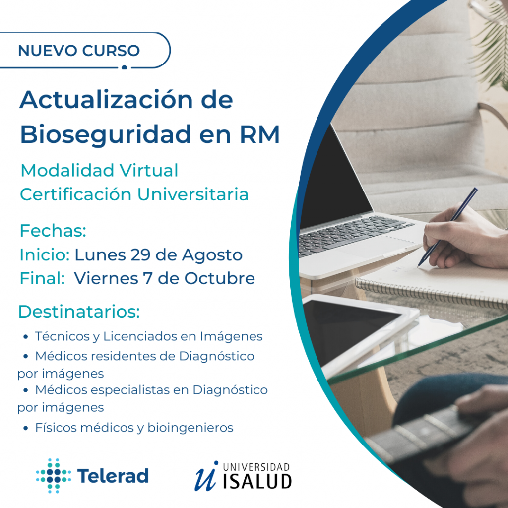 Curso Actualización de Bioseguridad en Resonancia Magnética ...